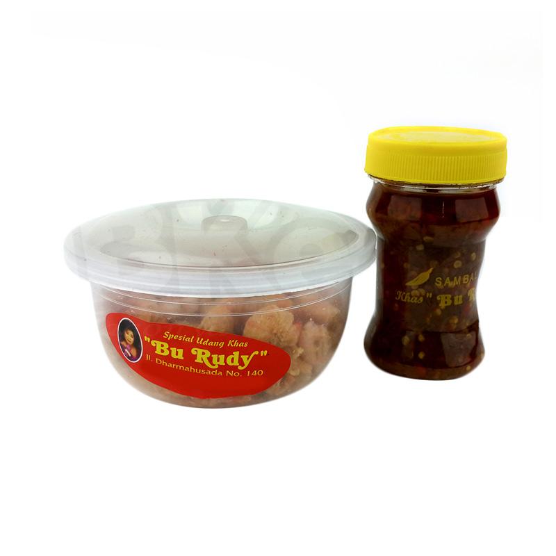 Jual Paket Oleh-oleh Bu Rudi Surabaya - Udang Crispy Kecil dan Sambal ...