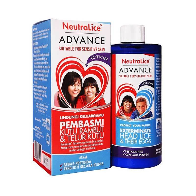 Jual Neutralice Advance Lotion Pembasi Kutu Rambut Dan Telur Kutu ...