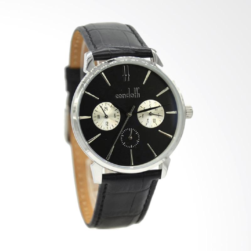 Harga Condotti CN1039-S03-L05 Coklat Ring Silver Plat Hitam - PriceNia.com