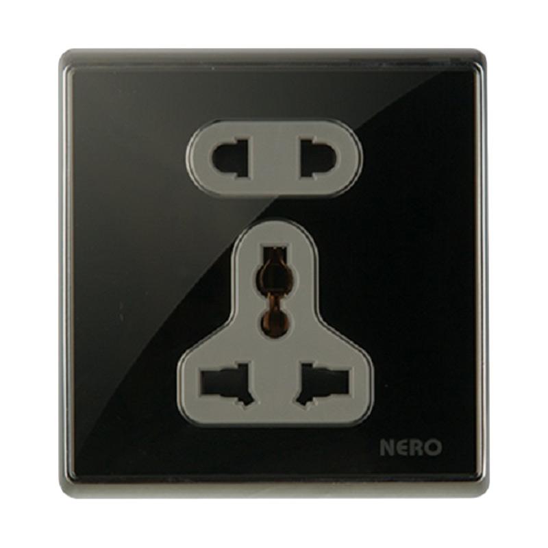 Jual Nero Crystal A910UU-B Saklar Listrik - Black [1 Gang Internatinal ...