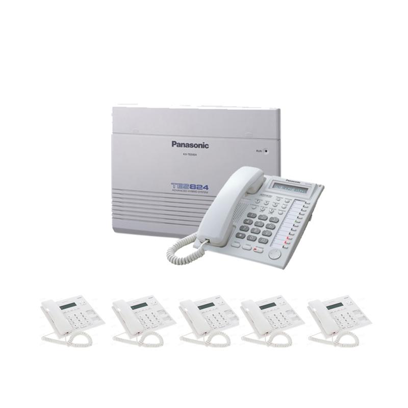 Jual Panasonic KX-TES824 PABX [3 Line 8 Extension/ 1 Unit Panasonic KX ...
