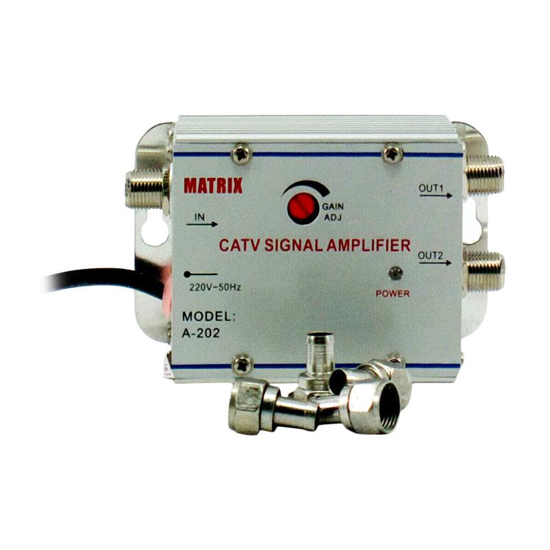 Jual Matrix Amplifier Booster Indoor A-202 Catv 2 Way Splitter Di ...