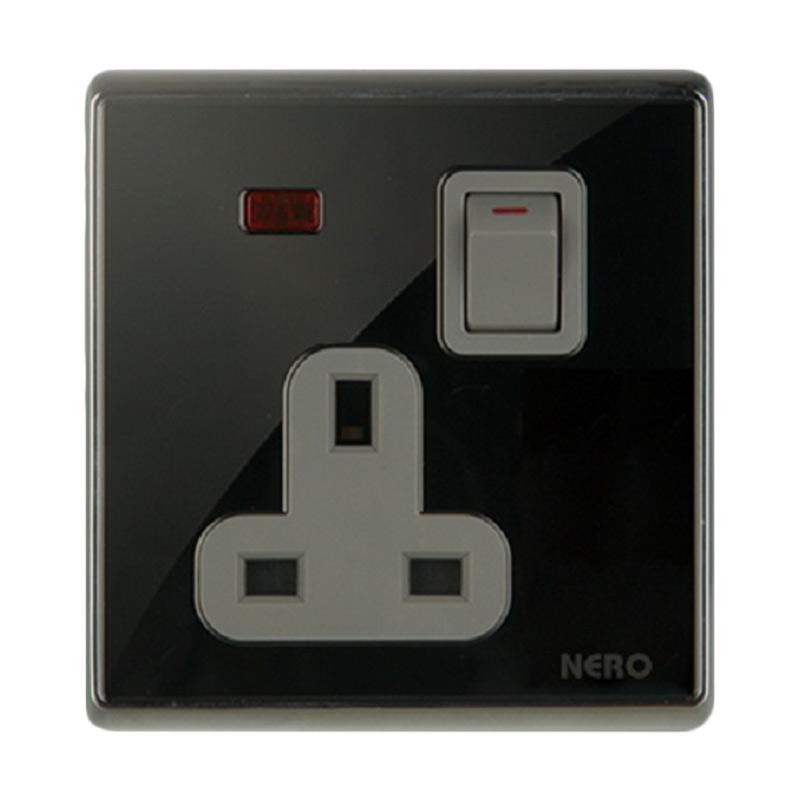 Jual Nero Crystal A91311VD-B Saklar Listrik - Black [1 Gang Switch ...