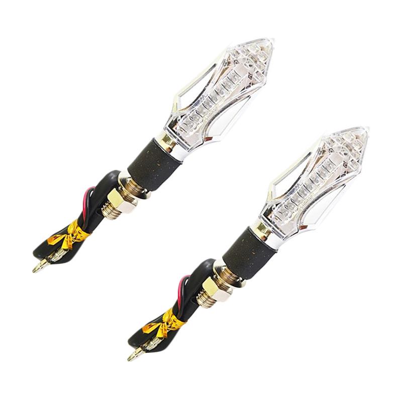 Promo Raja Motor Aksesoris Motor Sen Mini LED Model XC01 Nyala Kuning ...