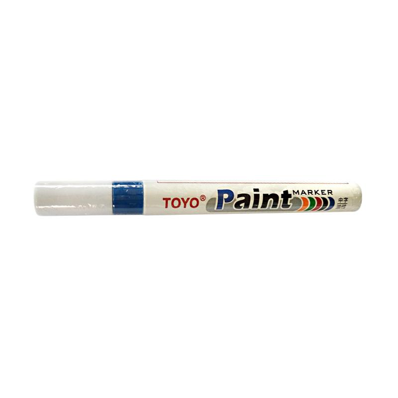 Jual Spidol Ban TOYO BIRU - Paint Marker Toyo Kualitas Terbaik - Warna ...