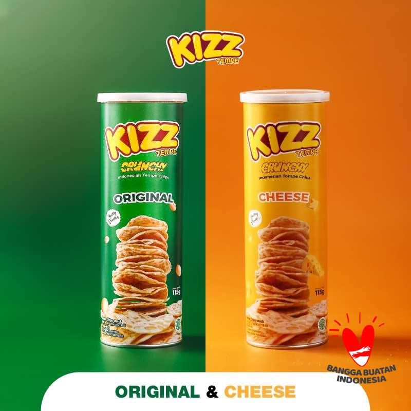 Jual Kizz Tempe Crunchy Snack Sehat Rasa Original dan Cheese Shopback ...