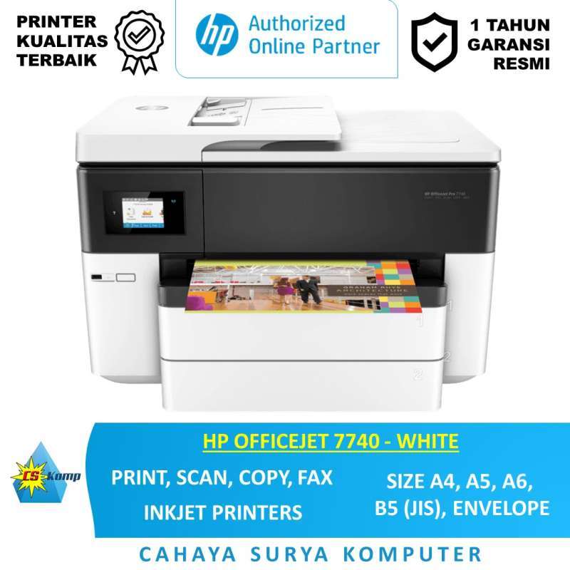 Promo HP OFFICEJET 7740 | Print | Scan | Copy | Fax Diskon 2% di Seller ...