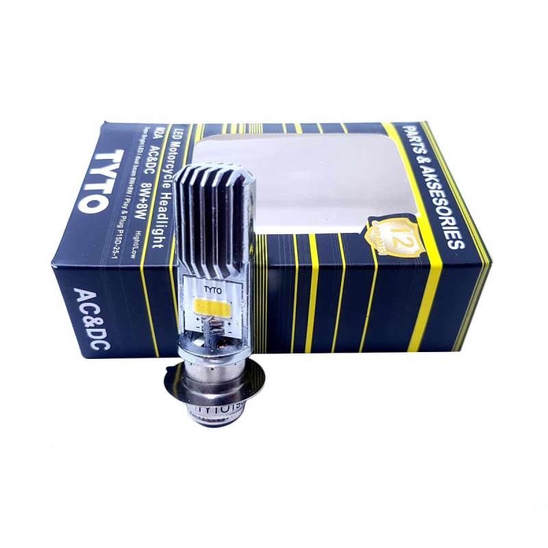 Jual Tyto LED Lampu Utama Motor [M2A/ H6/ 2 Sisi/ AC DC] - PUTIH di ...