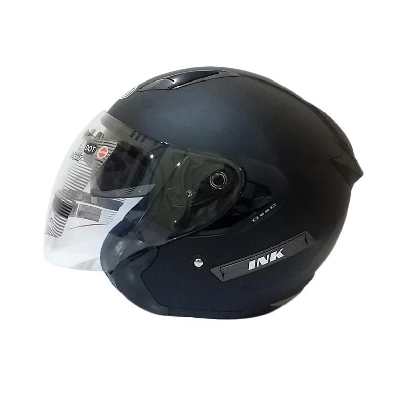Promo INK Metro Helm Half Face - Black Doff Diskon 1% di Seller ...