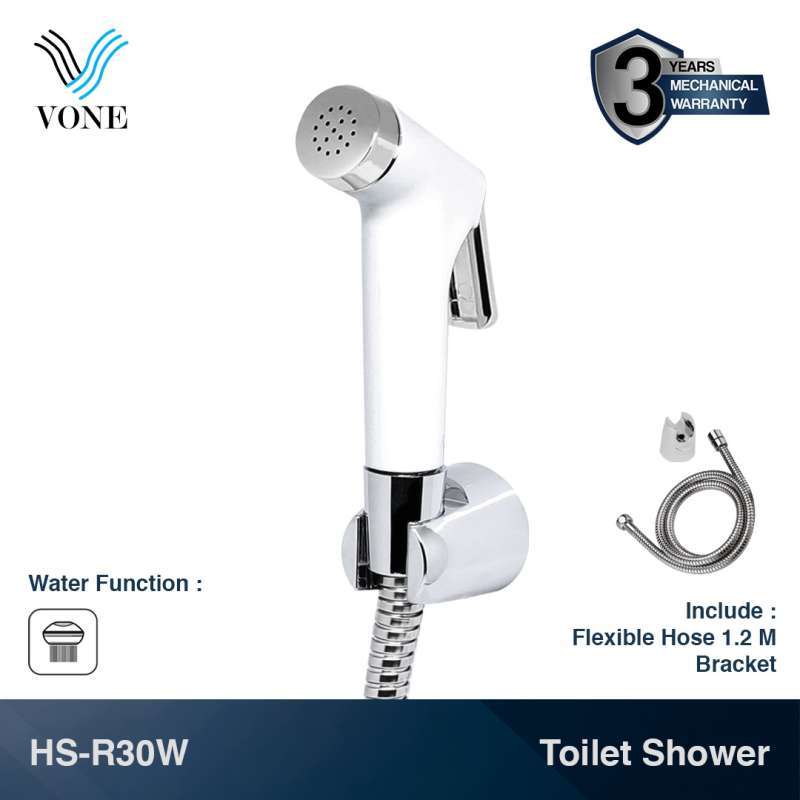 Promo VONE HS-30W Toilet Shower Set Jet Bidet Cebok Kloset Closet Putih ...