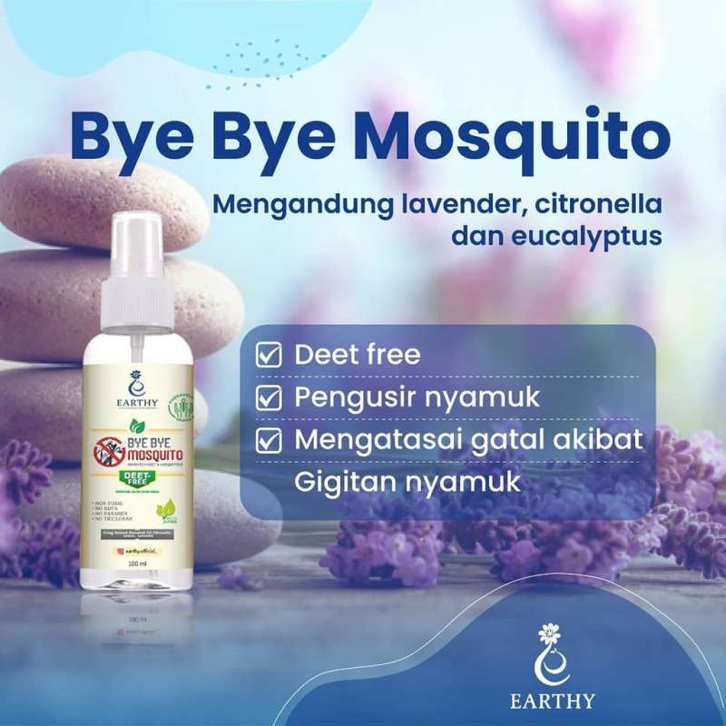 Jual Anti Nyamuk Bayi Anak-Anak Semprot - Earthy Bye-Bye Mosquito 100 Ml di Seller Earthy ...