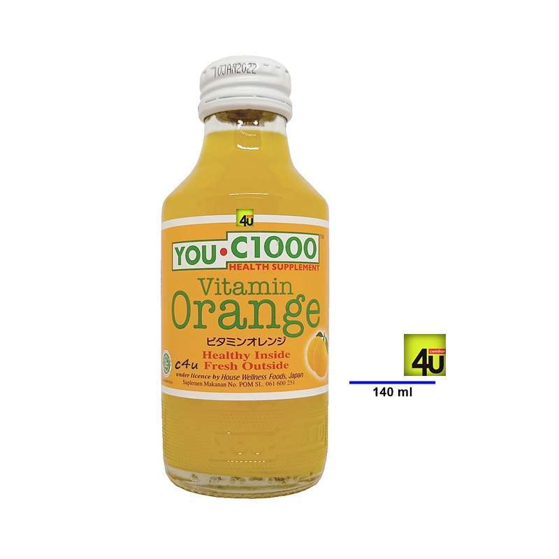 Promo You C1000 - ORANGE - Vit C Drink [140ml] RTD Diskon 36% di Seller cemilan4u - Kota Bandung ...