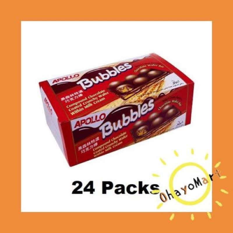 Jual Apollo Bubbles / Biskuit coklat / Chocolate Wafer Bar/ Coklat ...