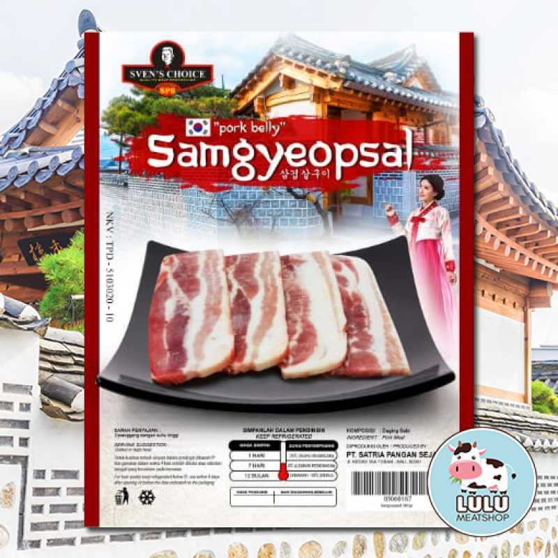 Jual Samgyeopsal Korean Pork Belly Sven's Choice di Seller Lulu ...
