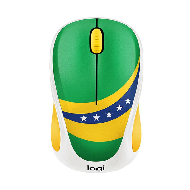 Jual Logitech M238 Brasil Fan Collection Wireless Mouse - Hijau di ...