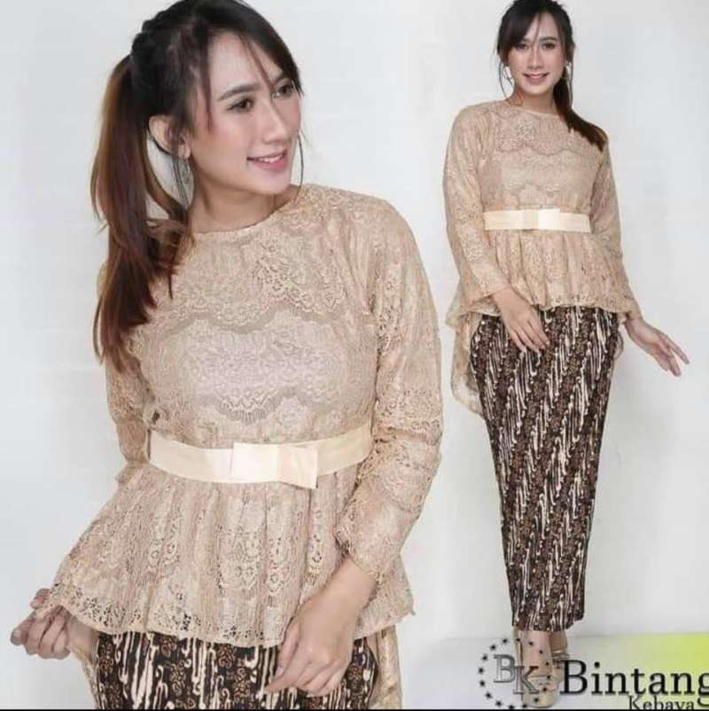 Model Kebaya Brokat Hijab Modern dan Trendi - Blibli Friends