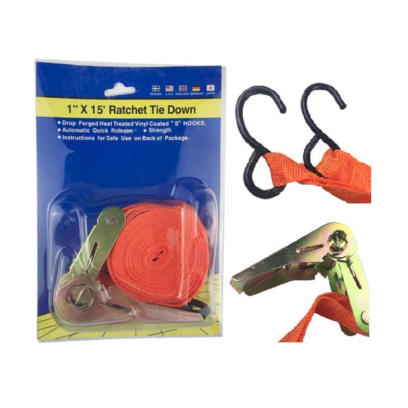 Promo Tali Pengikat Barang Mobil Motor Cargo Lashing Belt Ratchet Tie ...