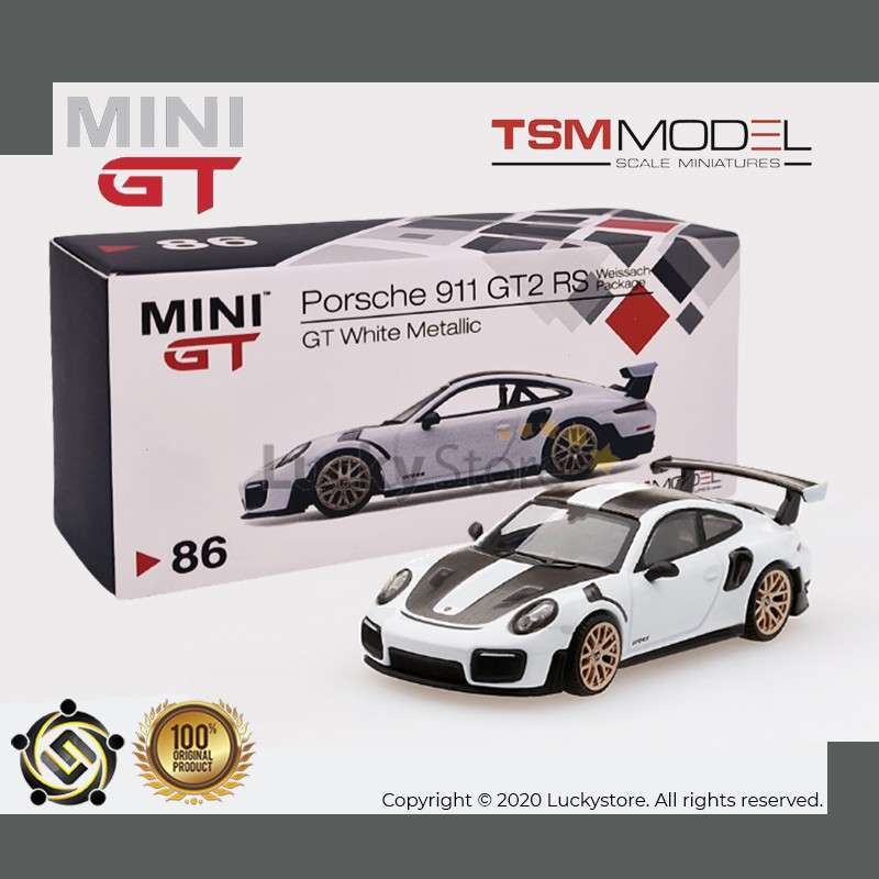 Jual MINI GT Porsche 911 GT2 RS Weissach Package GT White Metallic di ...