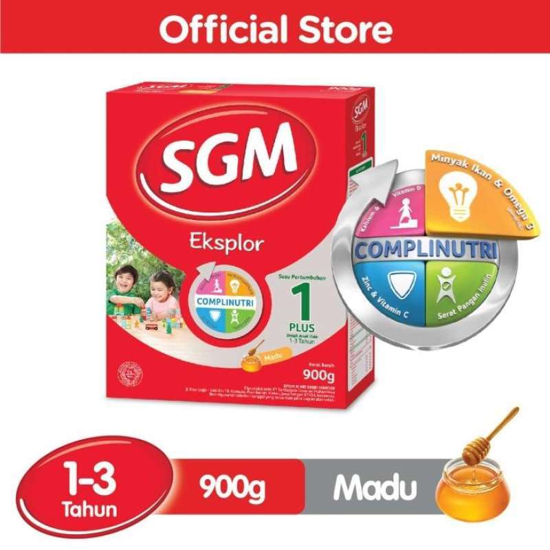 Jual Susu Sgm 1+ Madu Susu Formula 1-3 Tahun Sgm Eksplor Susu ...