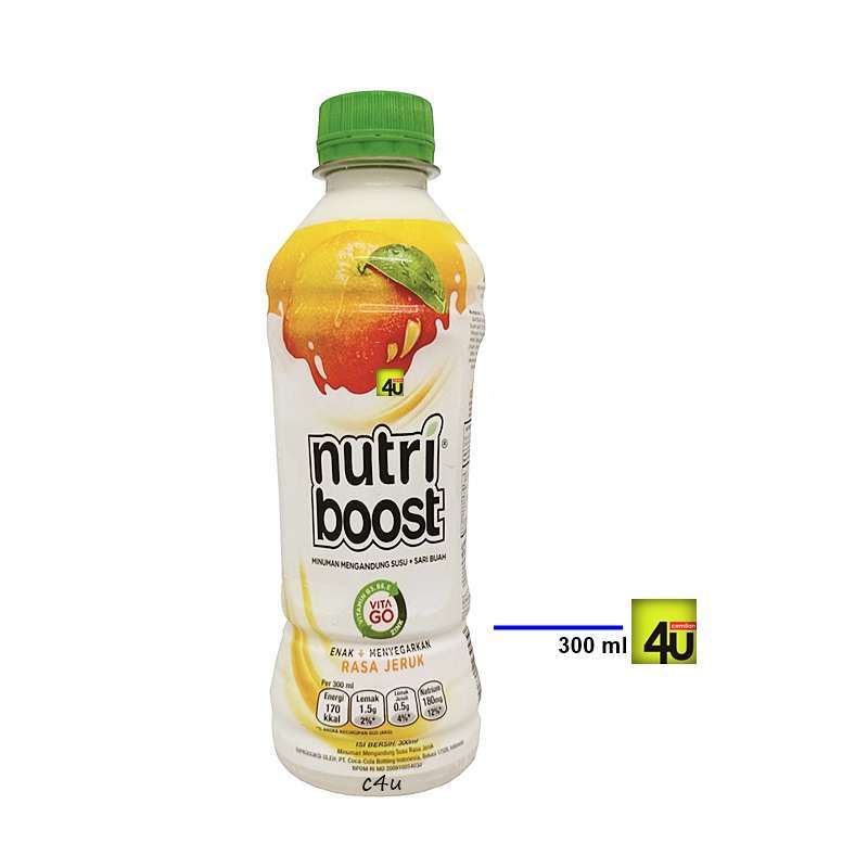 Promo Nutriboost Rasa ORANGE - Delicious Milk Drink - Botol PET [300ml ...