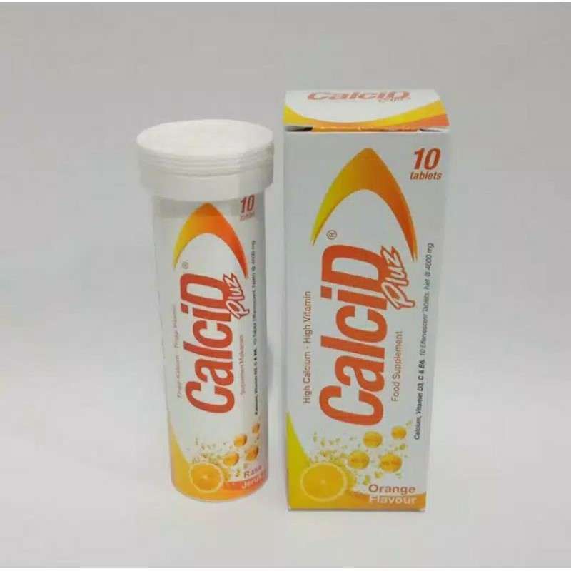 Jual Calcid Plus Effervescent (isi 10 Tab Eff) - Vitamin C 1000 mg di ...