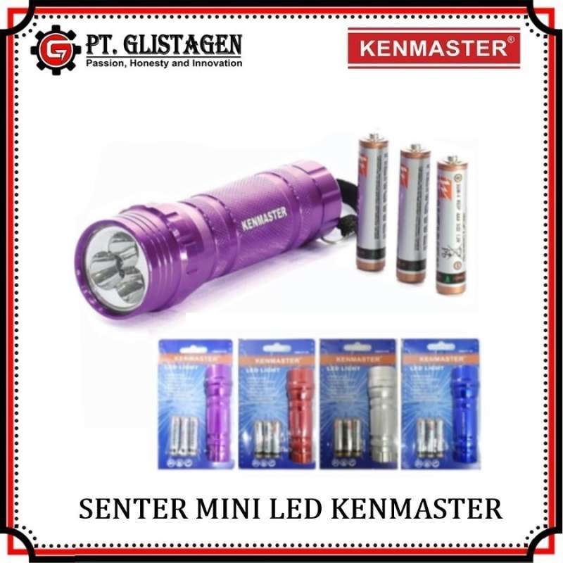 Jual Senter Led Flashlight Senter Kenmaster Led Mini Waterproof ...