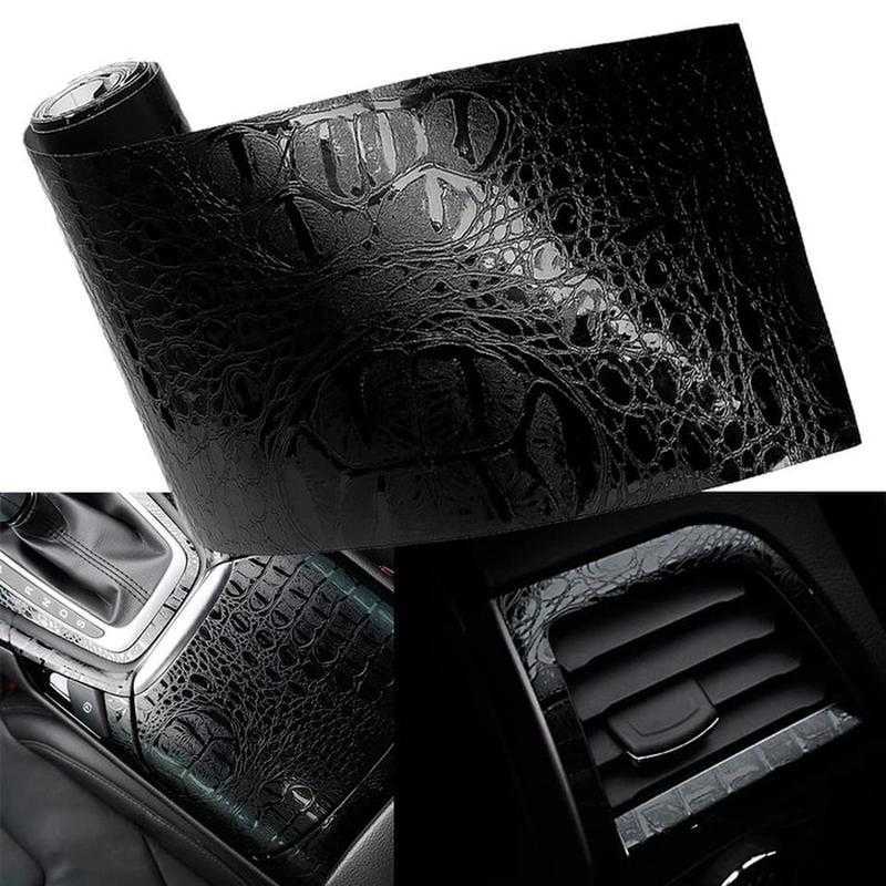 Jual OEM Stiker - Sticker Mobil Interior Vinly Motif Kulit Buaya 150 x ...