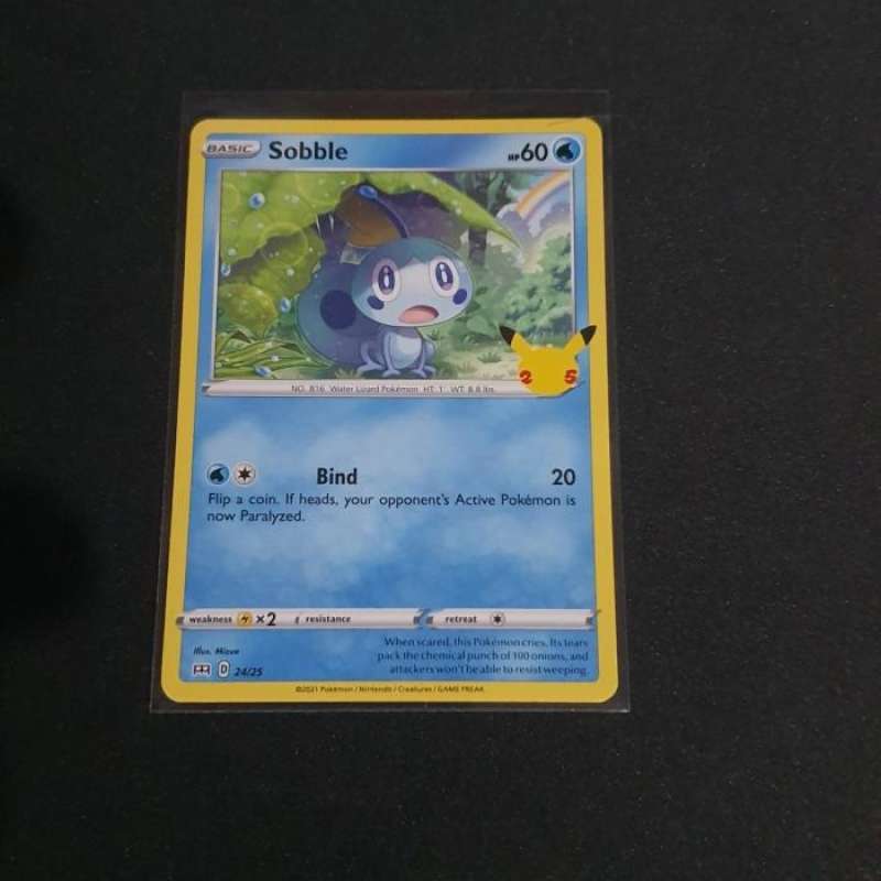 Jual Kartu Pokemon Sobble Promo 25th Anniversary Pokemon Mcdonald's Di ...