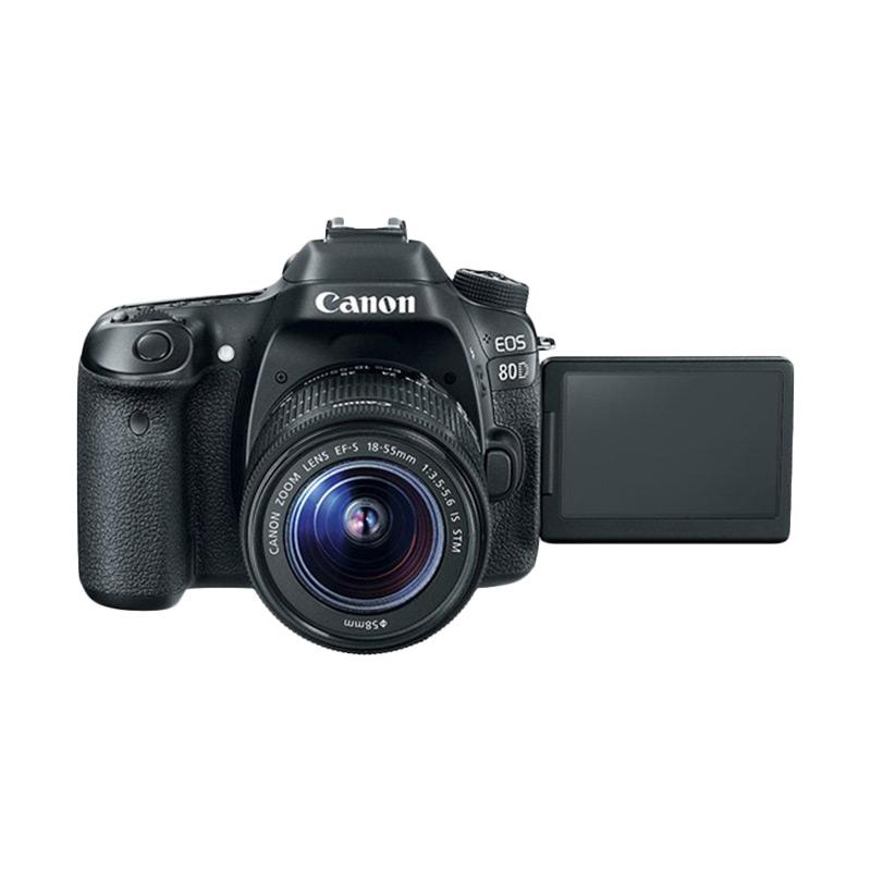 Jual Canon EOS 80D EF-S 18-55mm IS STM WiFi Kamera DSLR di Seller ...