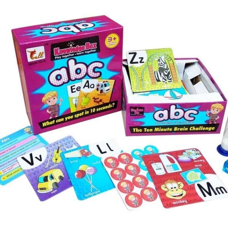 Promo Mainan edukasi game KNOWLEDGE BOX ABC - 914B Diskon 17% di Seller ...