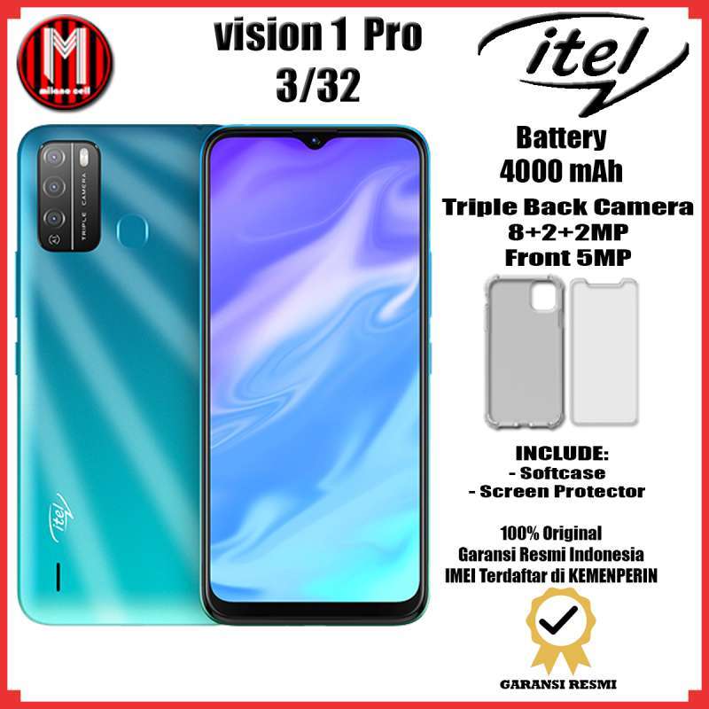 Jual iTel Vision 1 Pro Ram 3GB Rom/Internal 32GB Garansi Resmi iTel by ...