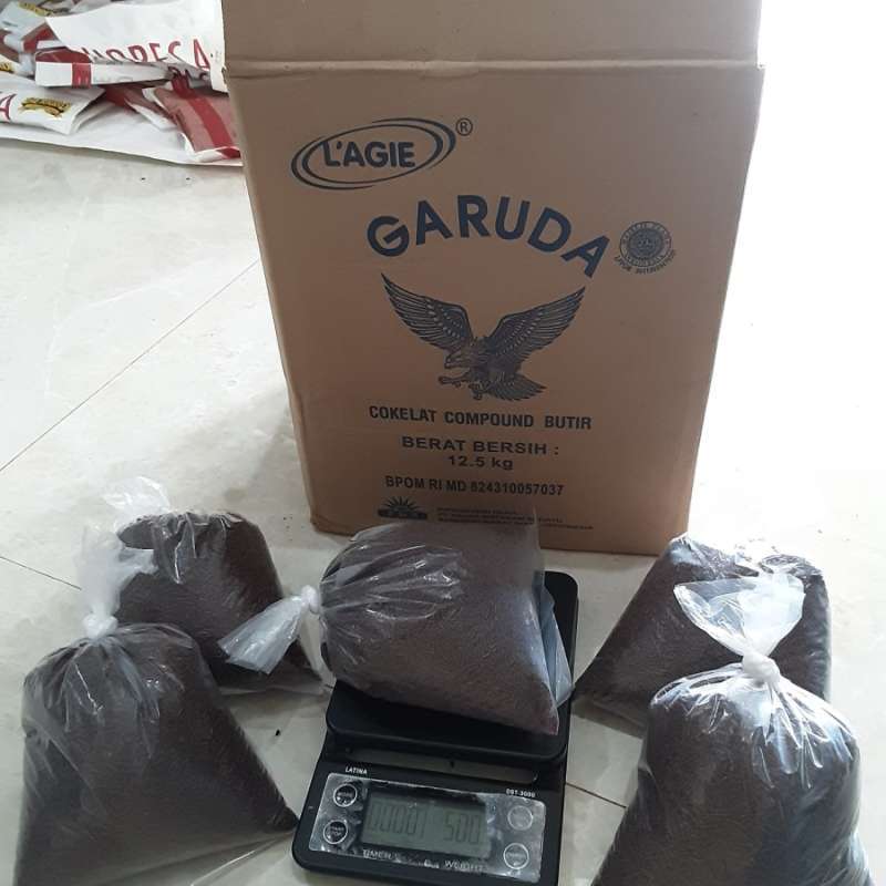 Jual Coklat Meses / Meises / Butiran Garuda 1 Dus 12,5kg Di Seller Lab ...