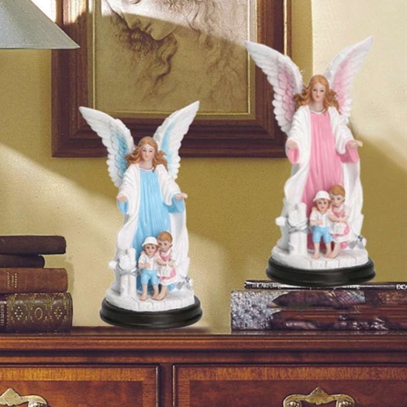 Jual Baby Angel Statue Figurine Religious Collectibles Home Angel Wings ...