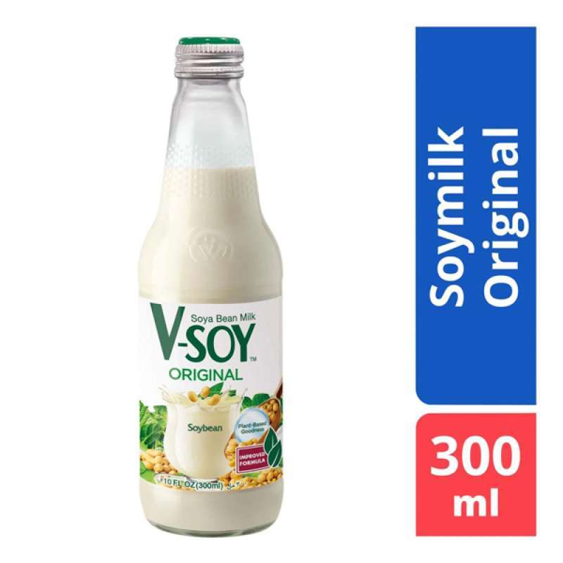 Jual Vsoy Susu Kedelai Botol Kaca 300ml 300 Ml V-soy Soya Soy Di Seller ...
