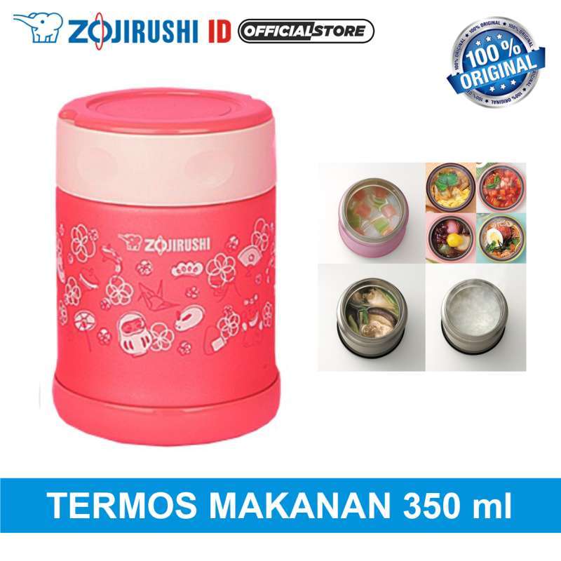 Jual Zojirushi Sw-eae35hpr Food Jar Termos Makanan [350 Ml] - Pink Di ...