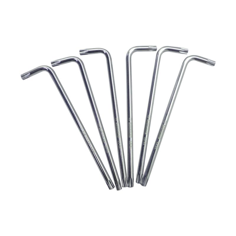 Jual TEKIRO SET KUNCI L BINTANG T 15 PANJANG 6 PCS /KUNCI L BINTANG ...