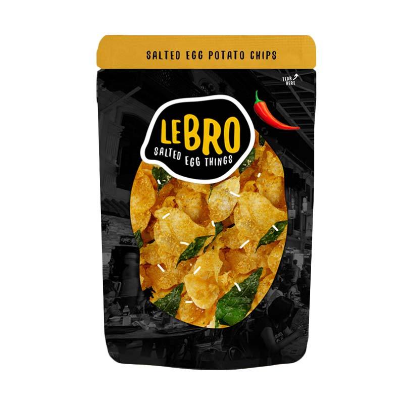 Jual Lebro Salted Egg Potato Chips Pedas Keripik [70 g] di Seller ...