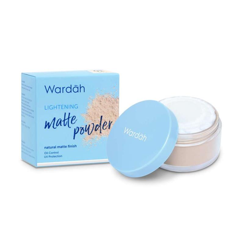 Jual Wardah Lightening Matte Powder SPF 15 PA Bedak Tabur Hasil Matte ...