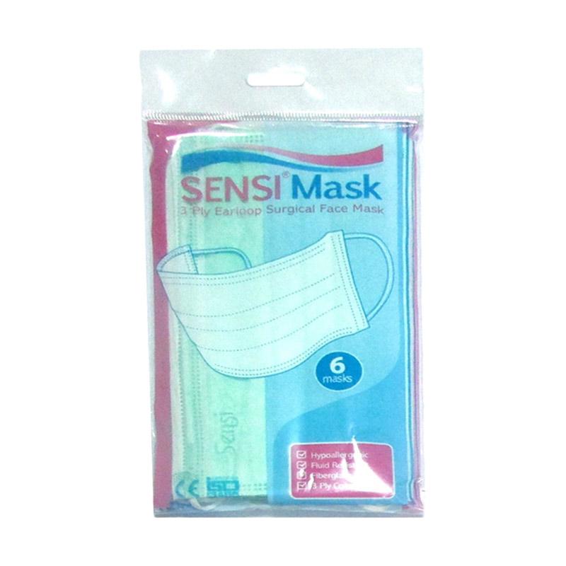 Jual Sensi Masker Mask [isi 6] Dikirim Dalam Kemasan Repack Isi ...