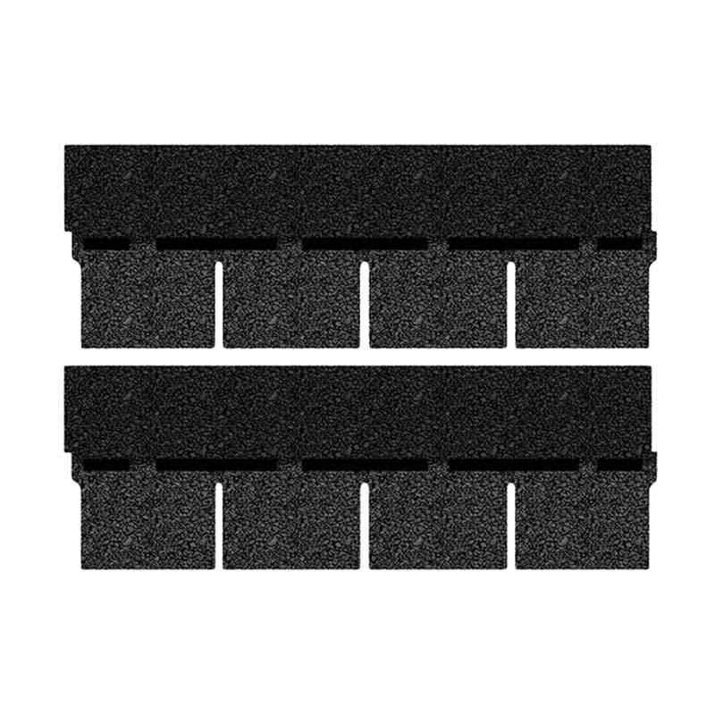 Jual Onduline Bardoline Rectangular Atap Shingles - Black 1 PACK ISI 21 ...