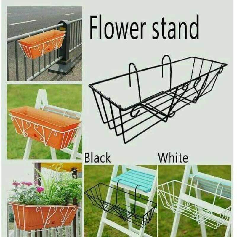 Promo Standing Pot Bunga Besi/Standing Pot Besi Rak Gantung Flower ...