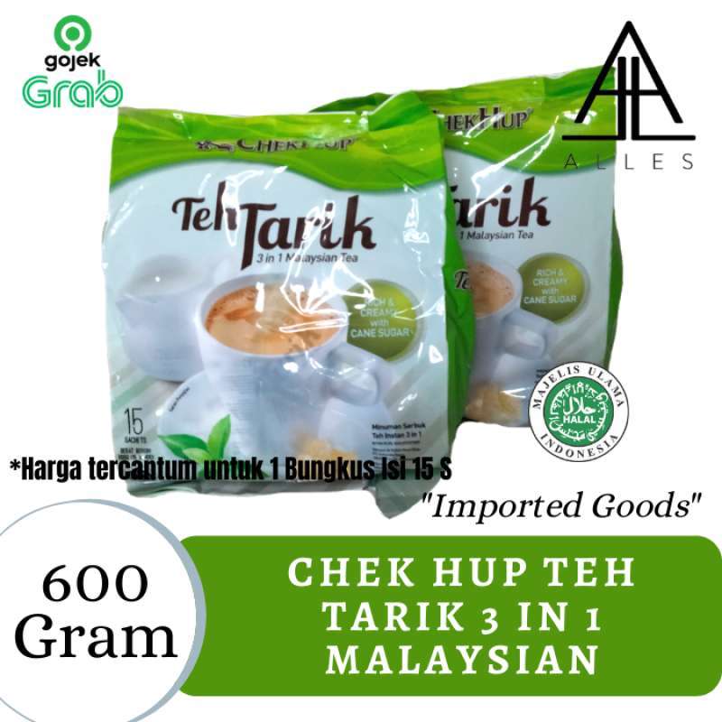 Jual Chek Hup Teh Tarik 3 In 1 Malaysian / Malaysia Tea / Teh Instant ...