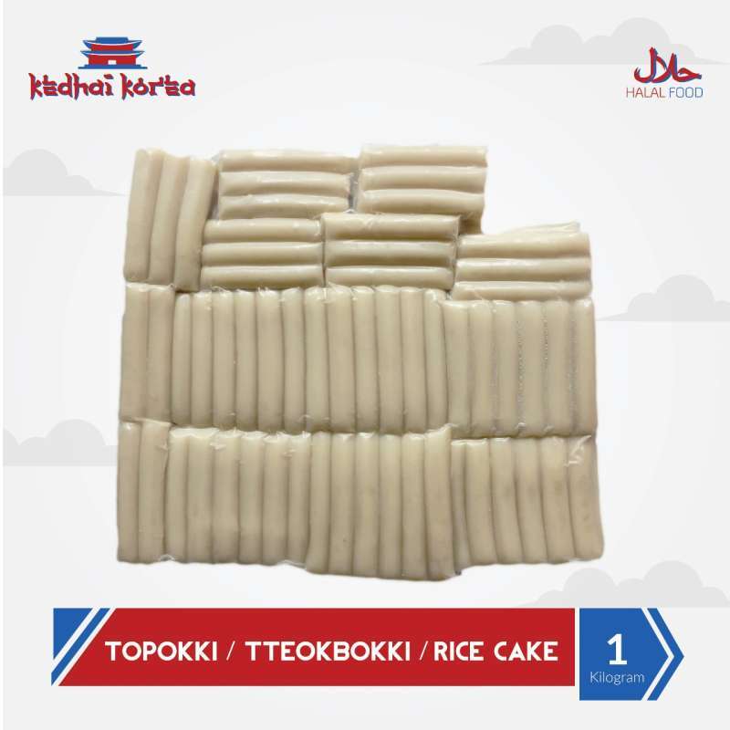 Jual Kedhai Korea Topoki 1kg Tteobokki Tteopoki Toppoki Tokpoki Rice Cake Instan Halal 1000gr di ...