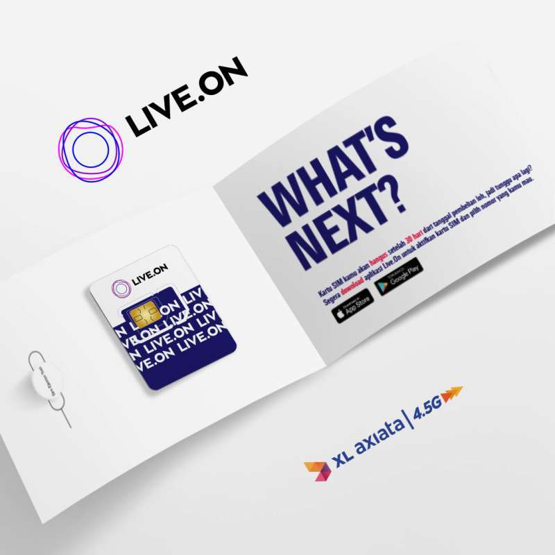 Jual Kartu Perdana Live.on 25gb Dan Gratis Sticker B Di Seller Live.on ...