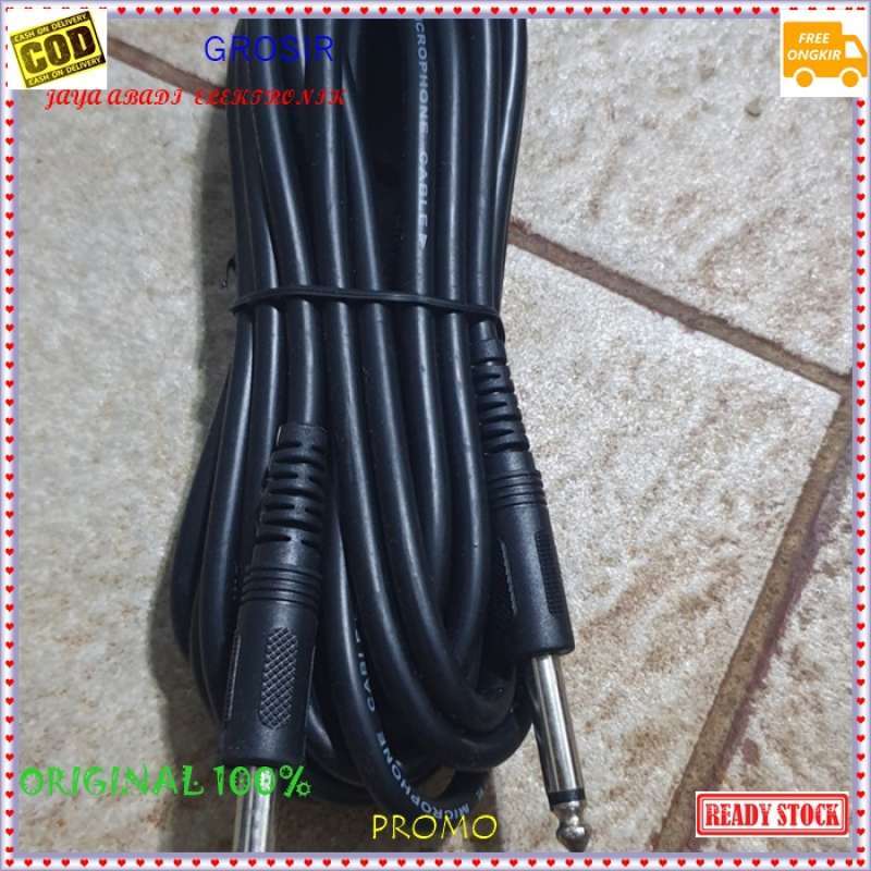 Jual Kabel GITAR 5 meter jack akay akai guitar Bass Keyboard mic ...