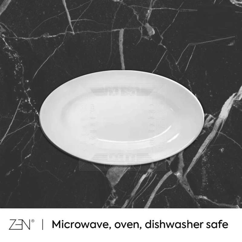 Promo Zen Porcelains Western Oval Rim 10 (OV-10R) Diskon 51% di Seller Blark Fly Market - Kapuk ...