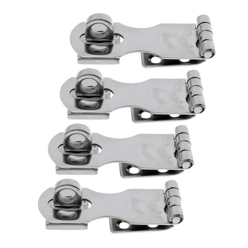 Jual 4Pcs Heavy Duty Stainless Steel Safety Swivel Lock Hasp Latch 6 ...