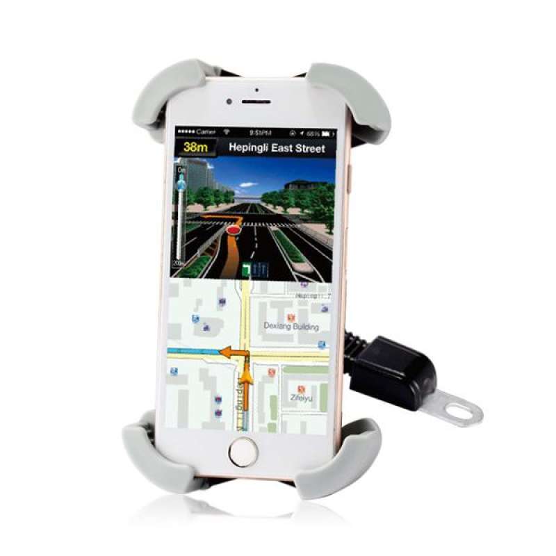 Jual Car Stent Robot RT-MH01 Black Grey Aluminum Pipe Motorcycle Stent ...