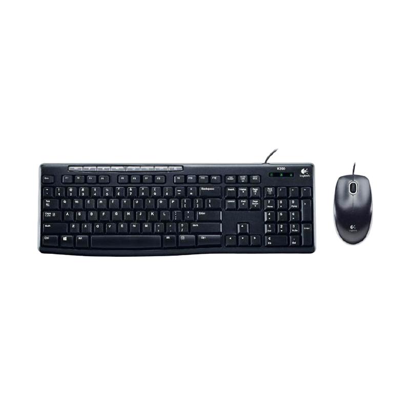 Jual Logitech MK200 Combo Wireless Keyboard and Mouse - Black di Seller ...