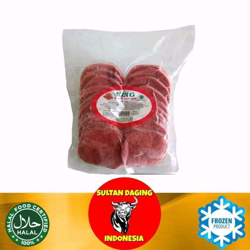 Promo BURGER SAPI MINI 280 GRAM ISI 20 PCS/ KING BURGER SAPI/BURGER ...